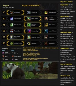 Rogue Builds for Mists of Pandaria - GotWarcraft.com